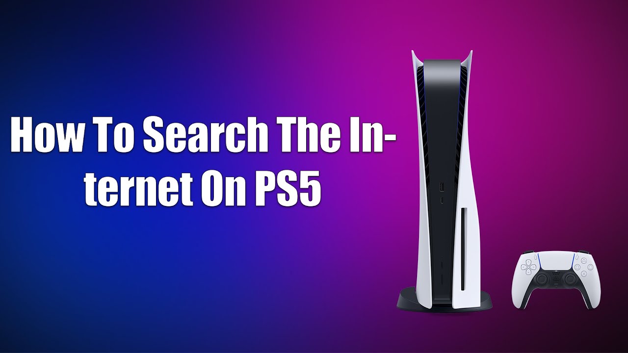 How To Search The Internet On PS5 - YouTube