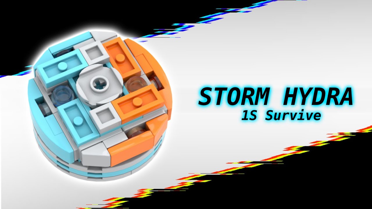 Storm Hydra 1S Survive | #ytastic20k | Lego Beyblade Review and Test ...