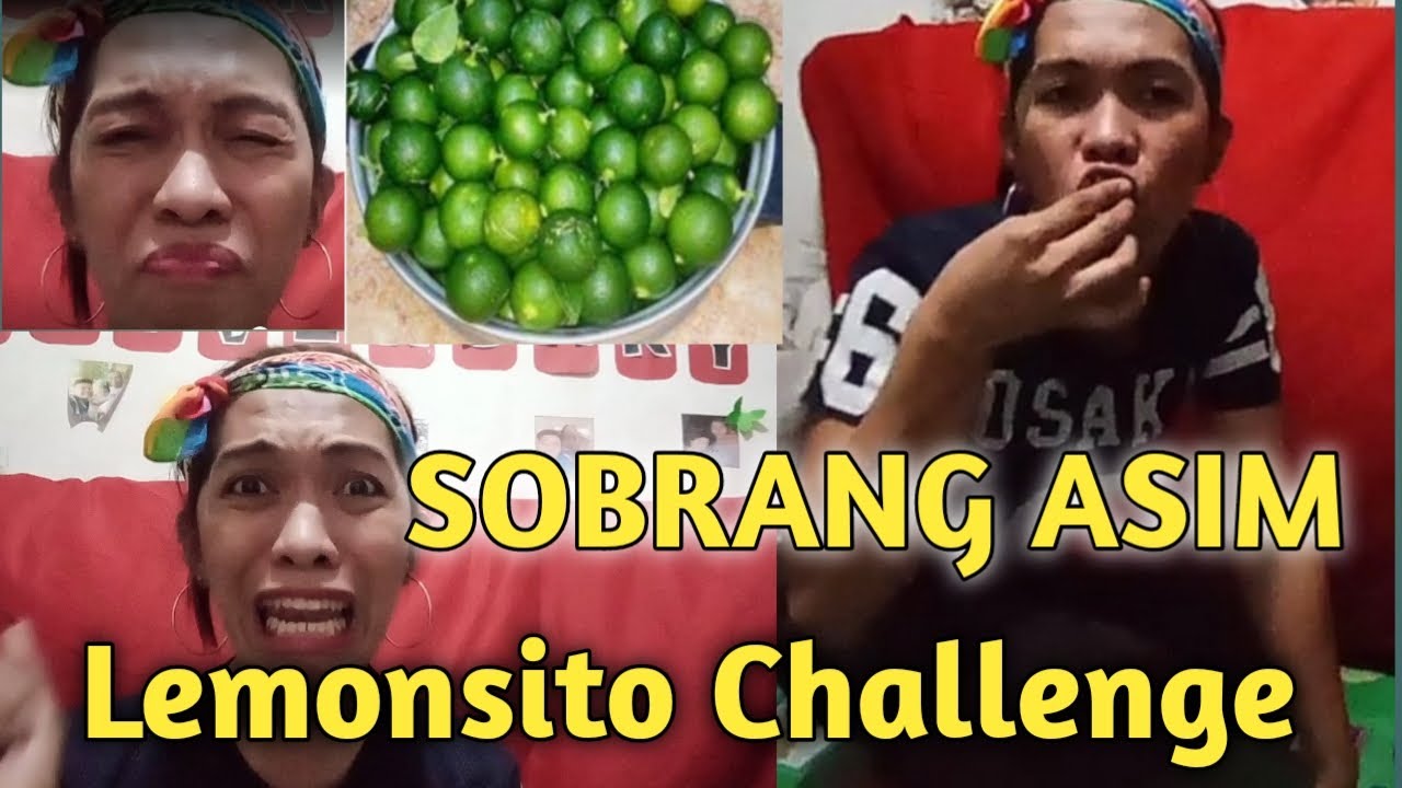Eating lemonsito challenge with a twist 😂😂😂 - YouTube