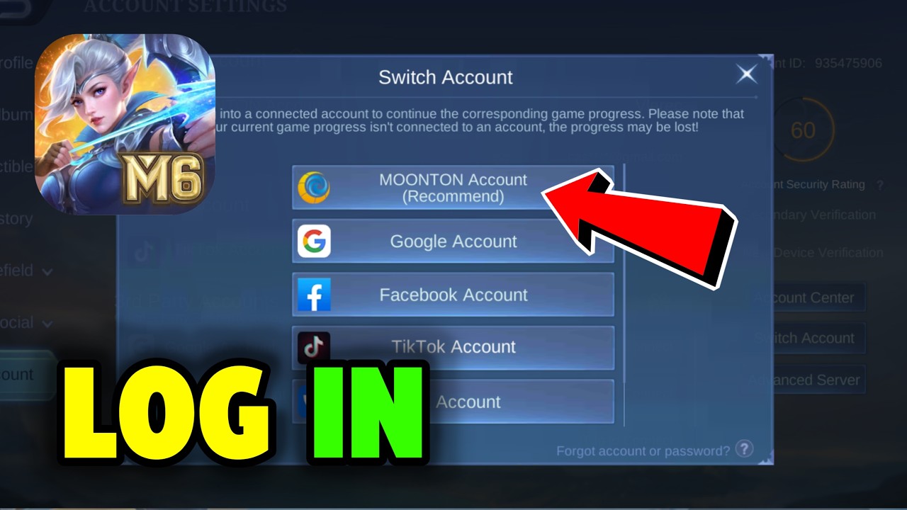 How To Log in On Another Device with Your Account in Mobile Legends ...