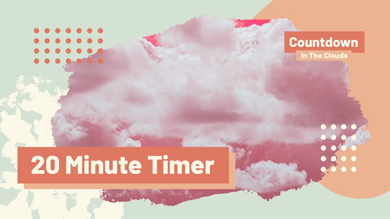 20 Minute Countdown Timer - Cloud Meditations - YouTube