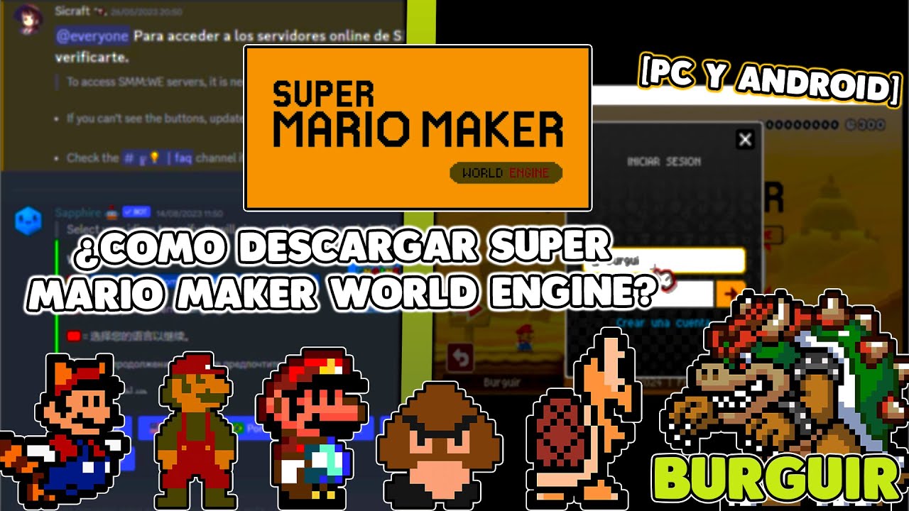 [PC] [MOBILE] Mario Maker World Engine + Jugar Niveles Online | Super ...