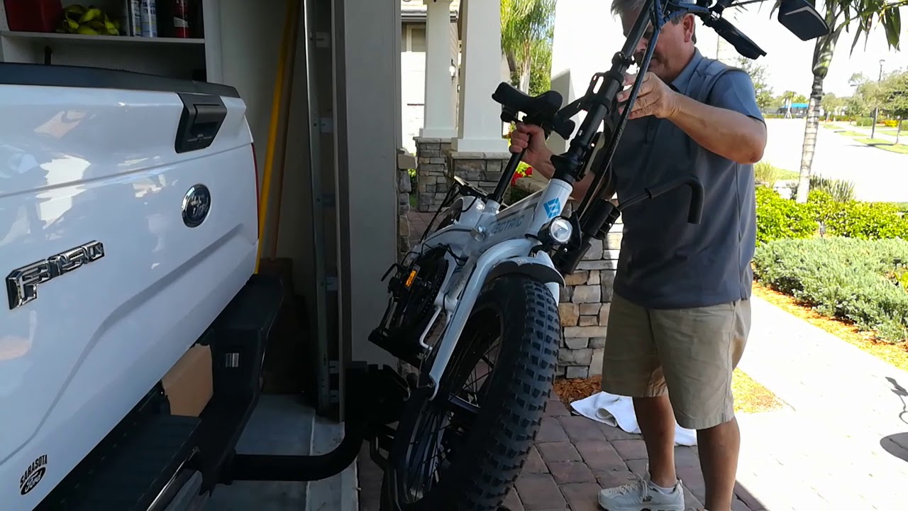 Lectric XP E-Bikes utilizing Overdrive Bike Rack - YouTube