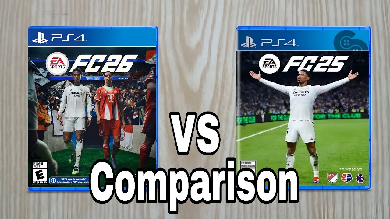 EA FC 26 Vs EA FC 25 PS4 / Comparison - YouTube