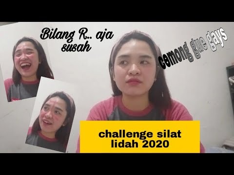 Ngakak!! Gokil.challenge silat lidah tahun 2020 gusy!!!😅😅