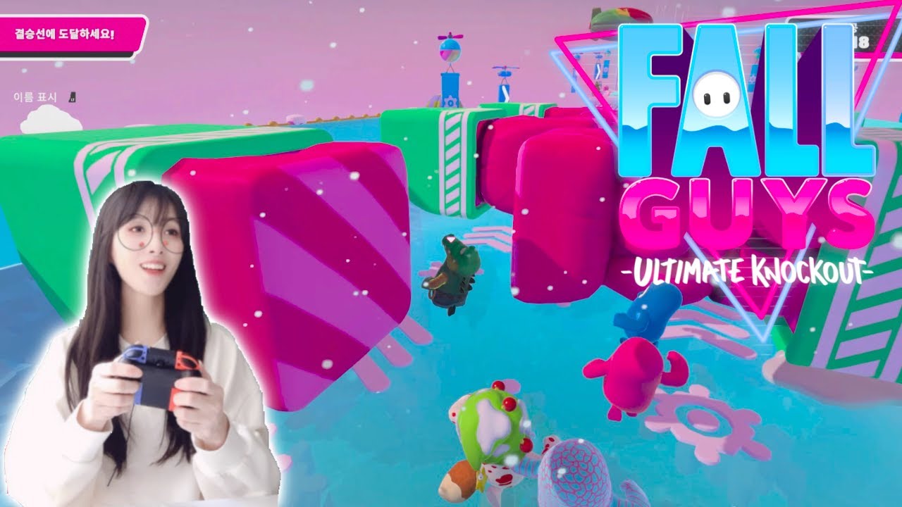 폴가이즈 - 툰드라 런 | Fallguys -Tundra Run | 겜겜 gamegame - YouTube