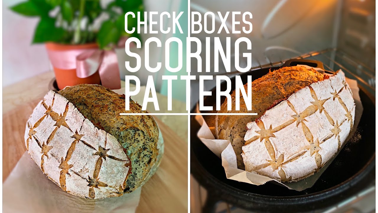 Sourdough Scoring Techniques and Pattern Ep03 ‘Checks Box’ - YouTube
