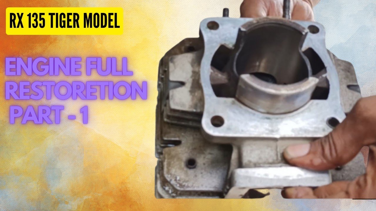 Rx135 Tiger Model Engine Full Fitting | Rx135 Engine Part 1 #rx135 # ...