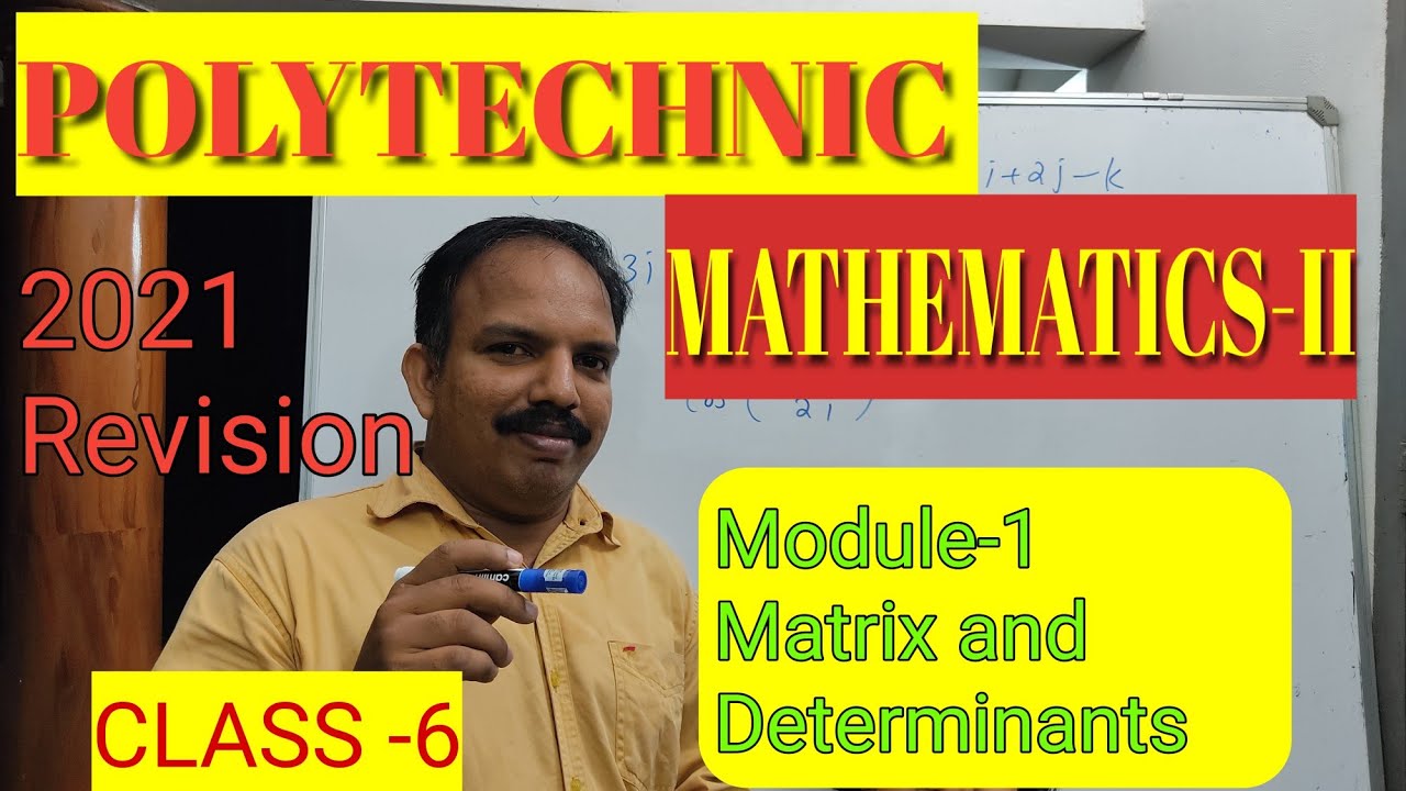 Mathematics-II Class-6 Polytechnic Mathematics-2 - YouTube
