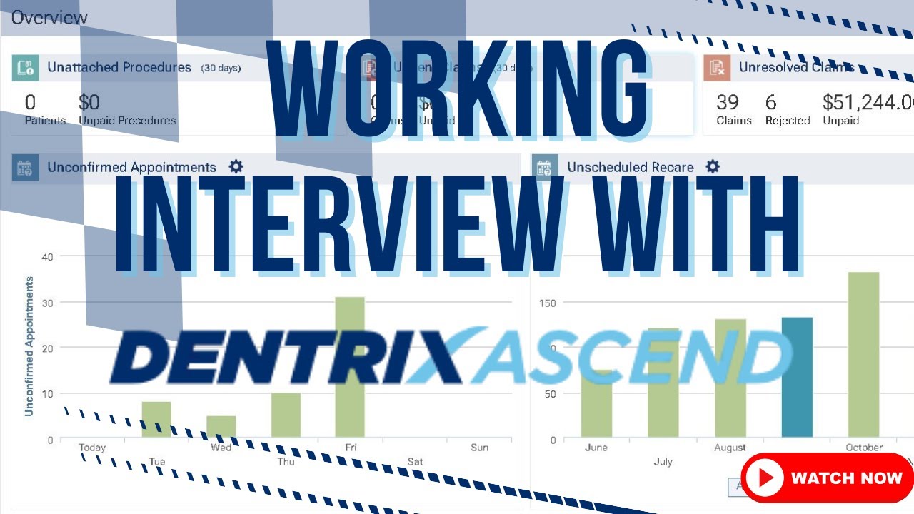 Dentrix Ascend Tutorial for Working Interviews | Dental Ops Pro - YouTube