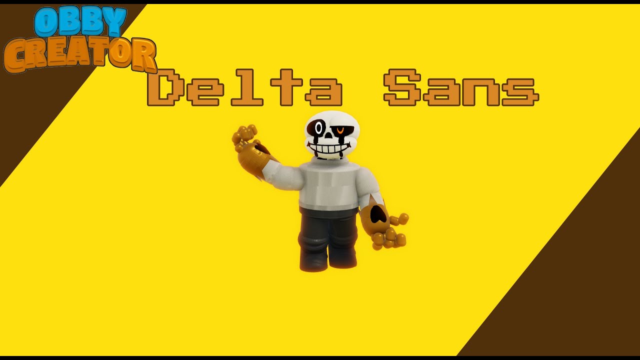 Delta Sans Speedbuild | Obby Creator | (Roblox) - YouTube