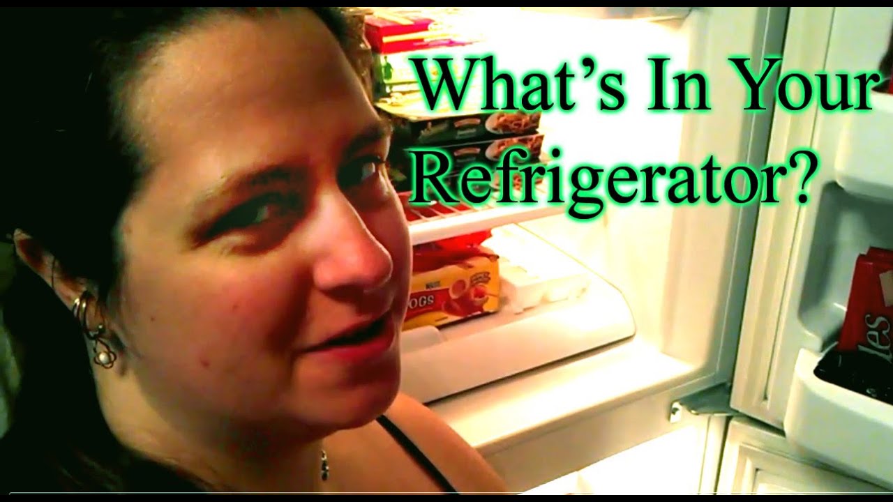 RE: What's in Your Refrigerator : bigred04101 : Fat Girls Fridge - YouTube