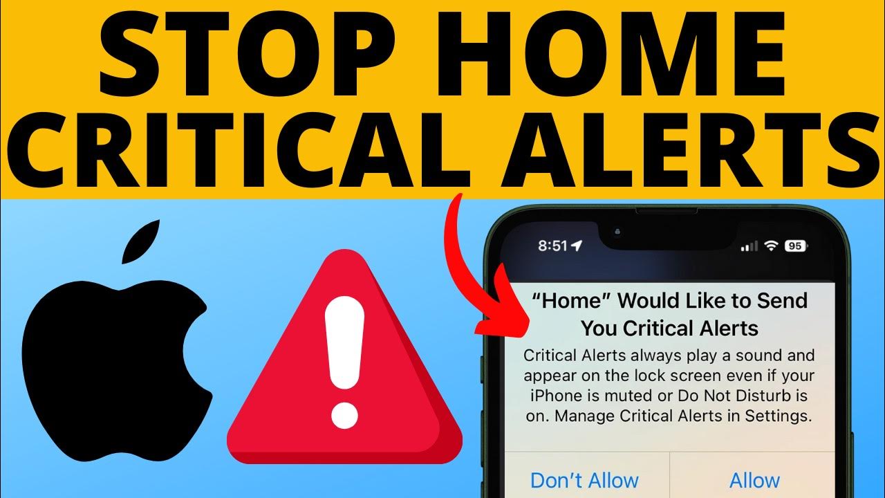 How to Fix iPhone Stuck in Home Critical Alerts - YouTube