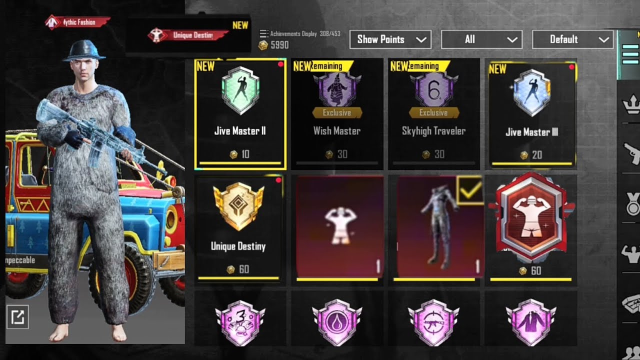 Finally Unique Destiny Completed 😎| 60 Free Achievement Points | PUBG ...