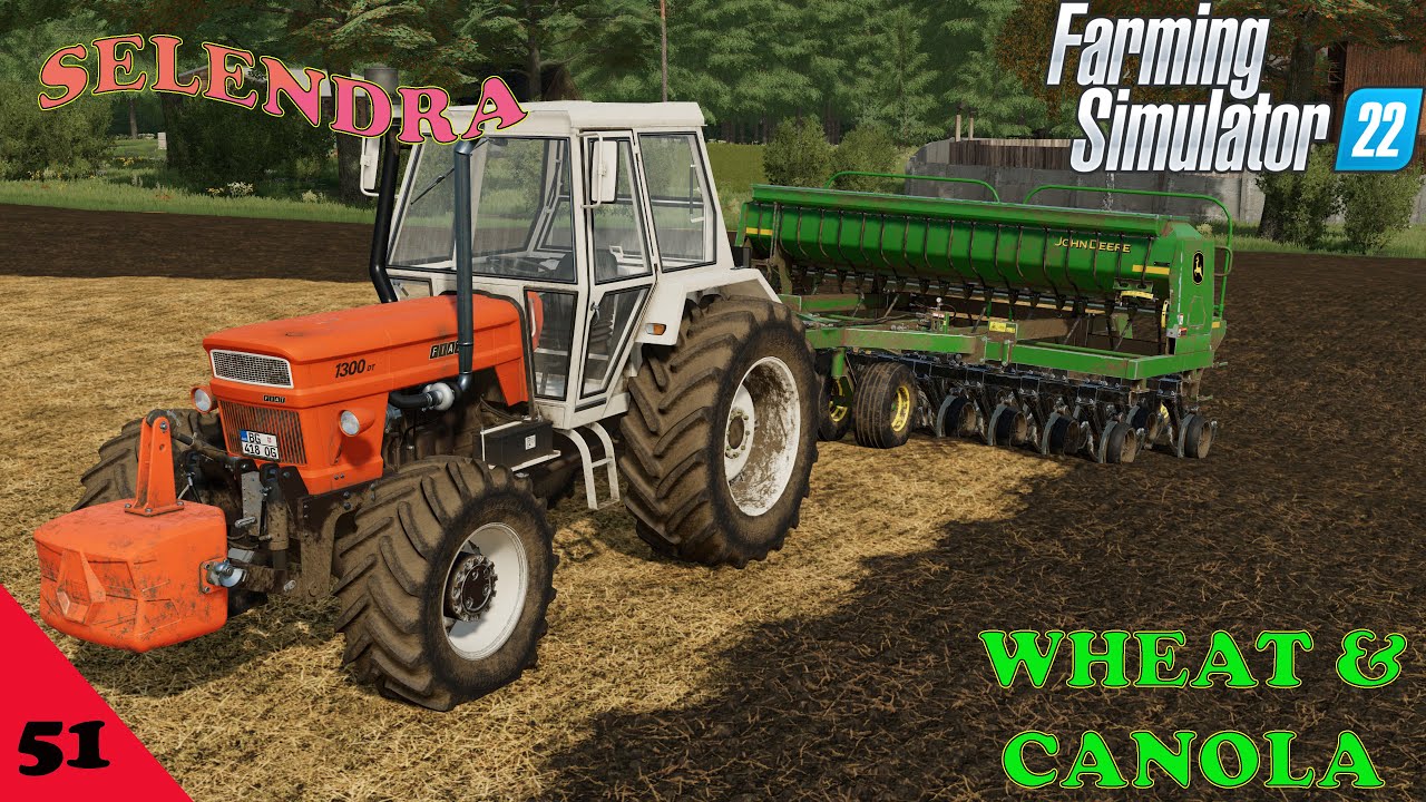 Selendra Ep 51 Fall field work, preping and planting Farm Sim 22 - YouTube