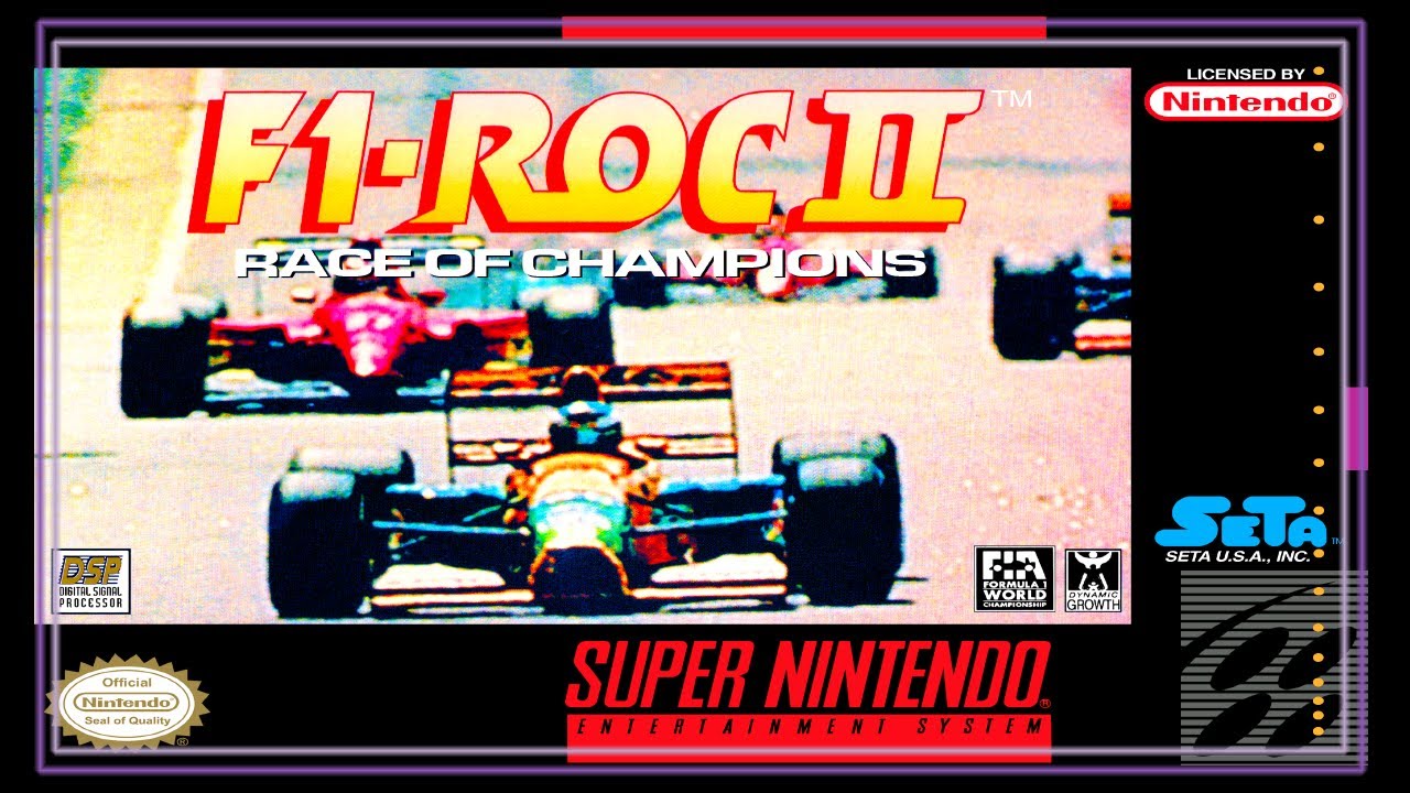 SNES Super Side Quest - Game # 325 - F1 ROC II: Race of Champions [1/2 ...
