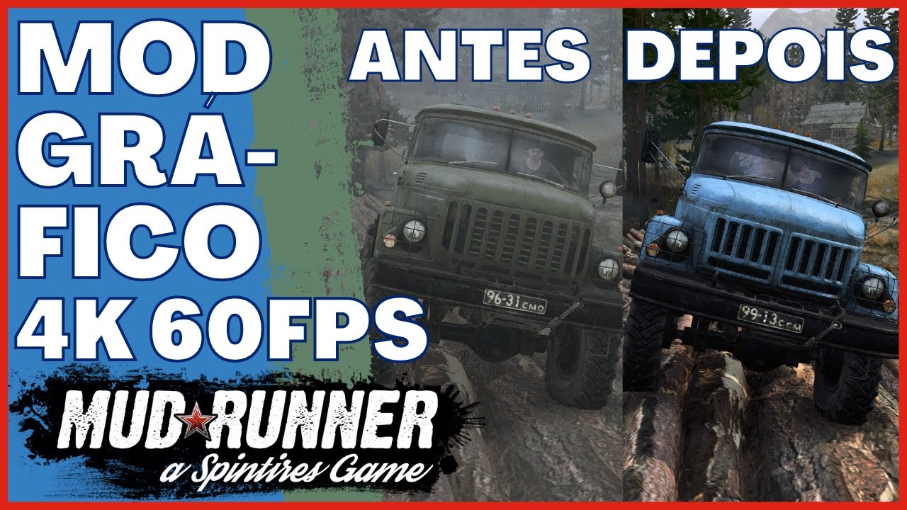 Mod Gráfico Realista Para MudRunner em 4k 60fps - Instalação PC - YouTube