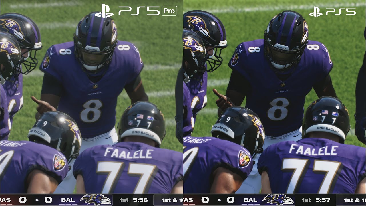PS5 Pro vs PS5 Graphics Comparison: Madden NFL 25 [4K60HD] - YouTube