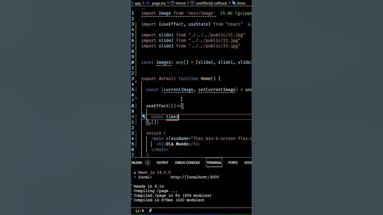 Slideshow De Imagens Com Reactjsnextjs Youtube
