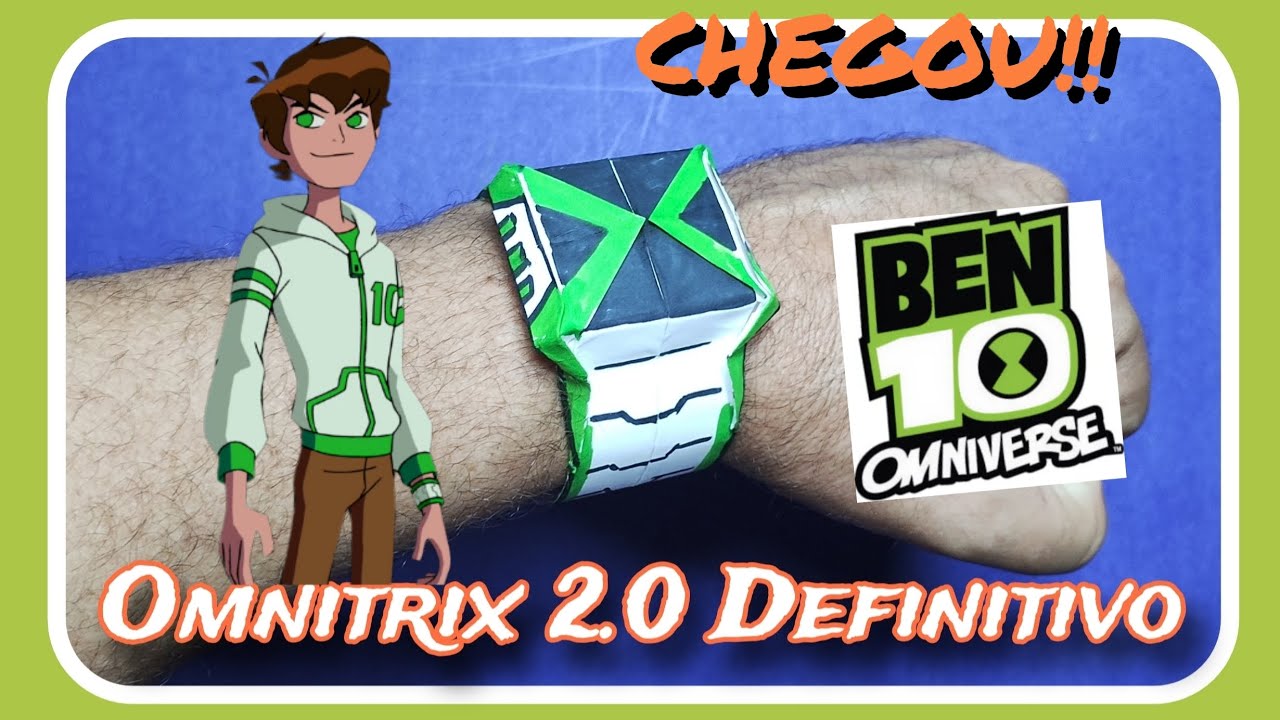 Como fazer o relógio do Ben 10 Omnitrix Definitivo 2.0 em Origami ...