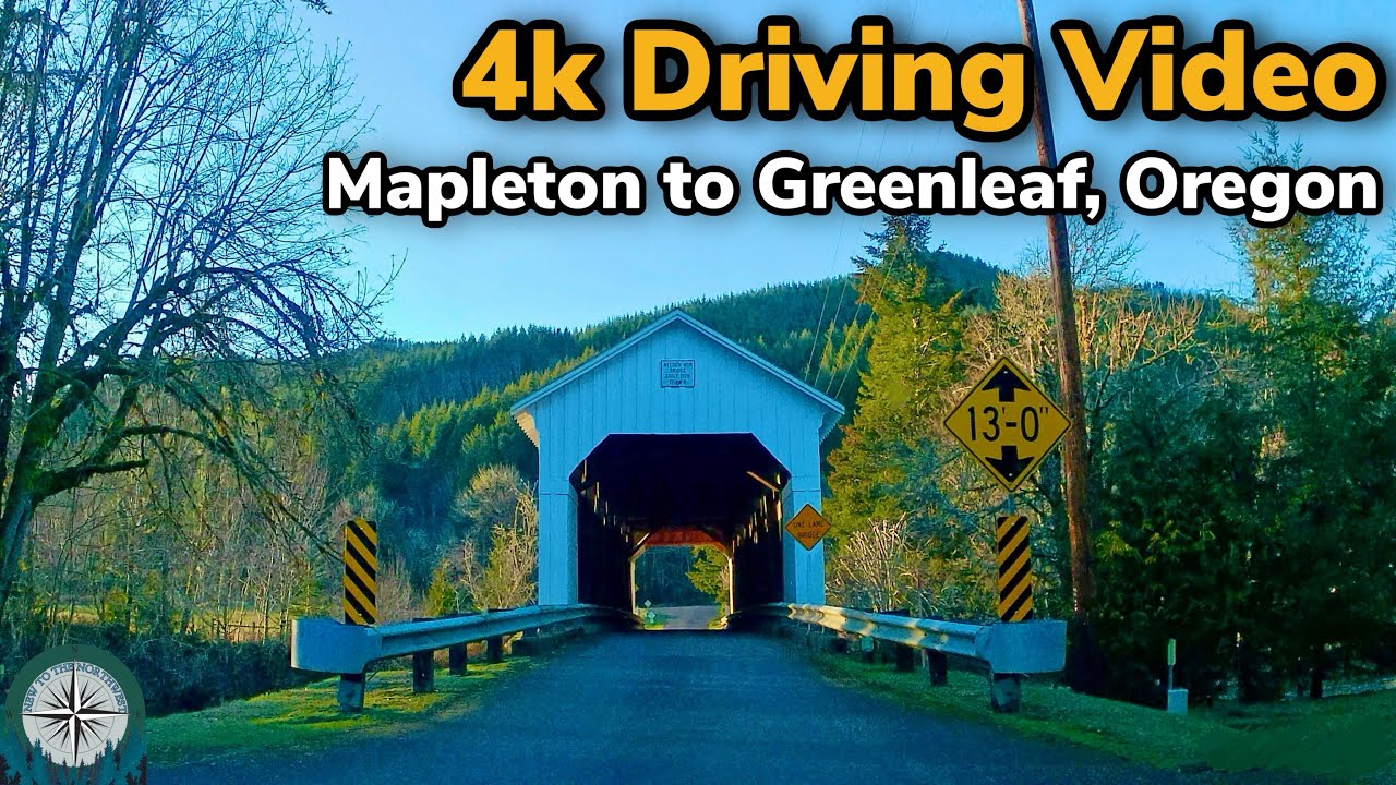Our Journey from Mapleton to Greenleaf, Oregon 4k - YouTube