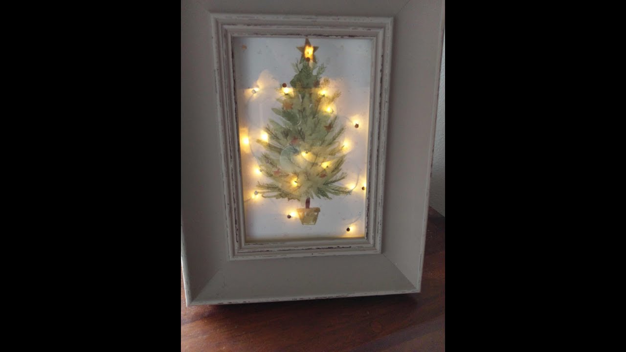 Light Up Gift Bag Frame Christmas - YouTube