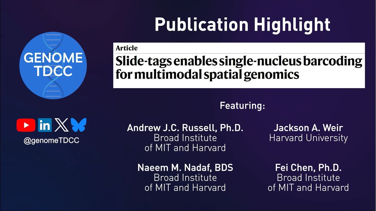 Slide-tags Enables Single-Nucleus Barcoding for Multimodal Spatial ...