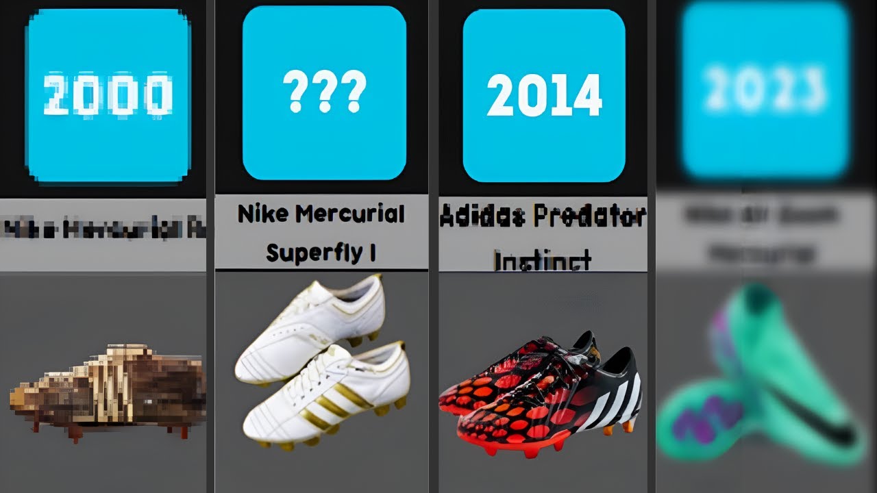 Most Iconic soccer cleats since 2000 - YouTube