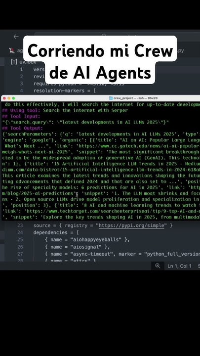 Corriendo mi Crew con CrewAI 🤖#ai #ia #chatgpt #inteligenciaartificial ...