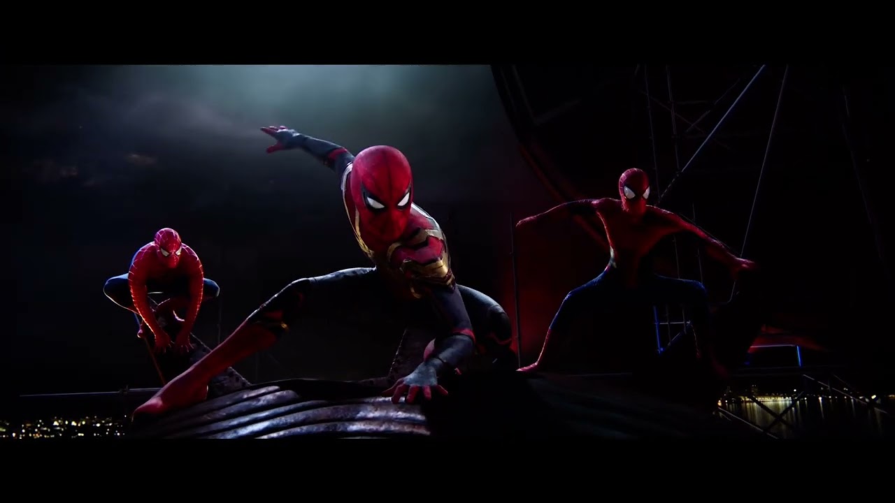 Spider-Man no way home (Peter 1 ,Peter 2 , Peter 3) swing scene - YouTube