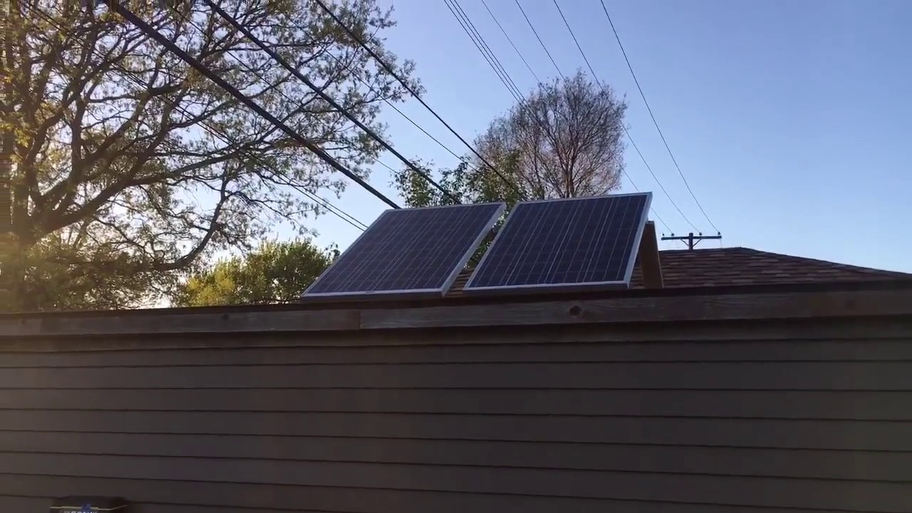 Moving my solar panels on the Roof!!! - YouTube
