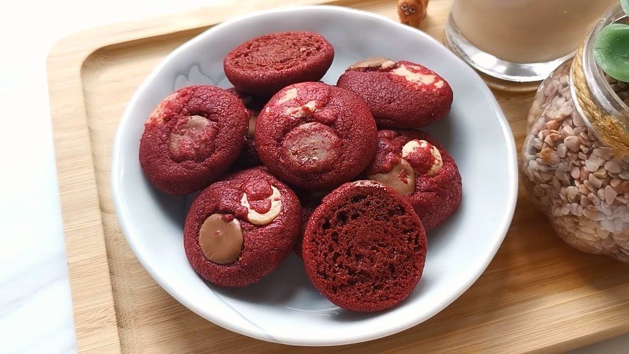 Resepi Red Velvet Chocolate Chip Cookies | Rangup dan Ringan - YouTube