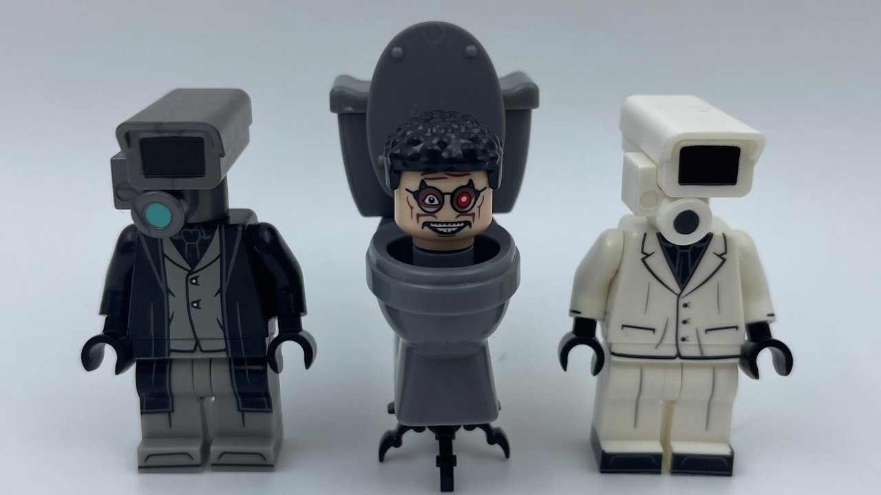 Skibidi Toilet LEGO | Plungerman | Scientist Cameraman | Unofficial ...