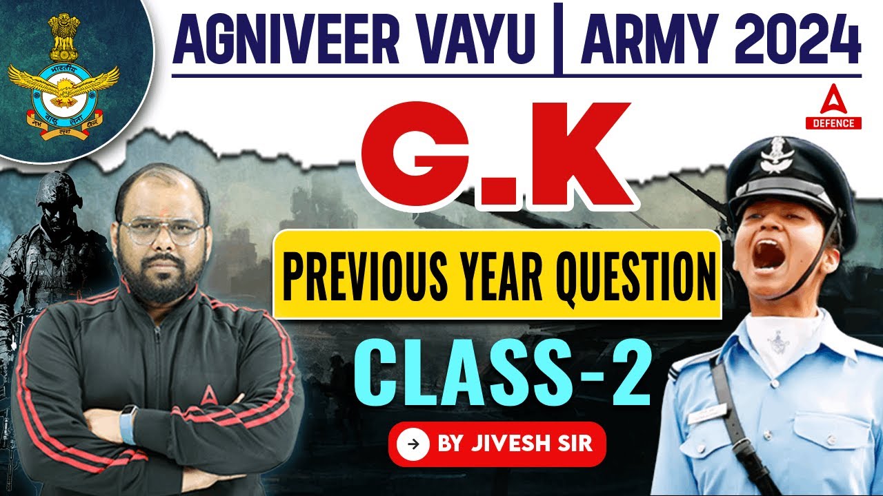 Agniveer Vayu/Army 2024 | General Knowledge - Previous Year Question ...