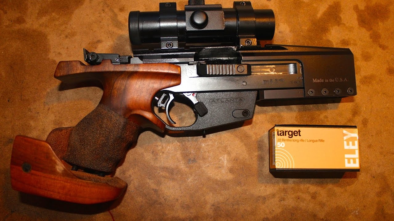 Benelli MP95e .22LR at 50 yard target offhand - YouTube