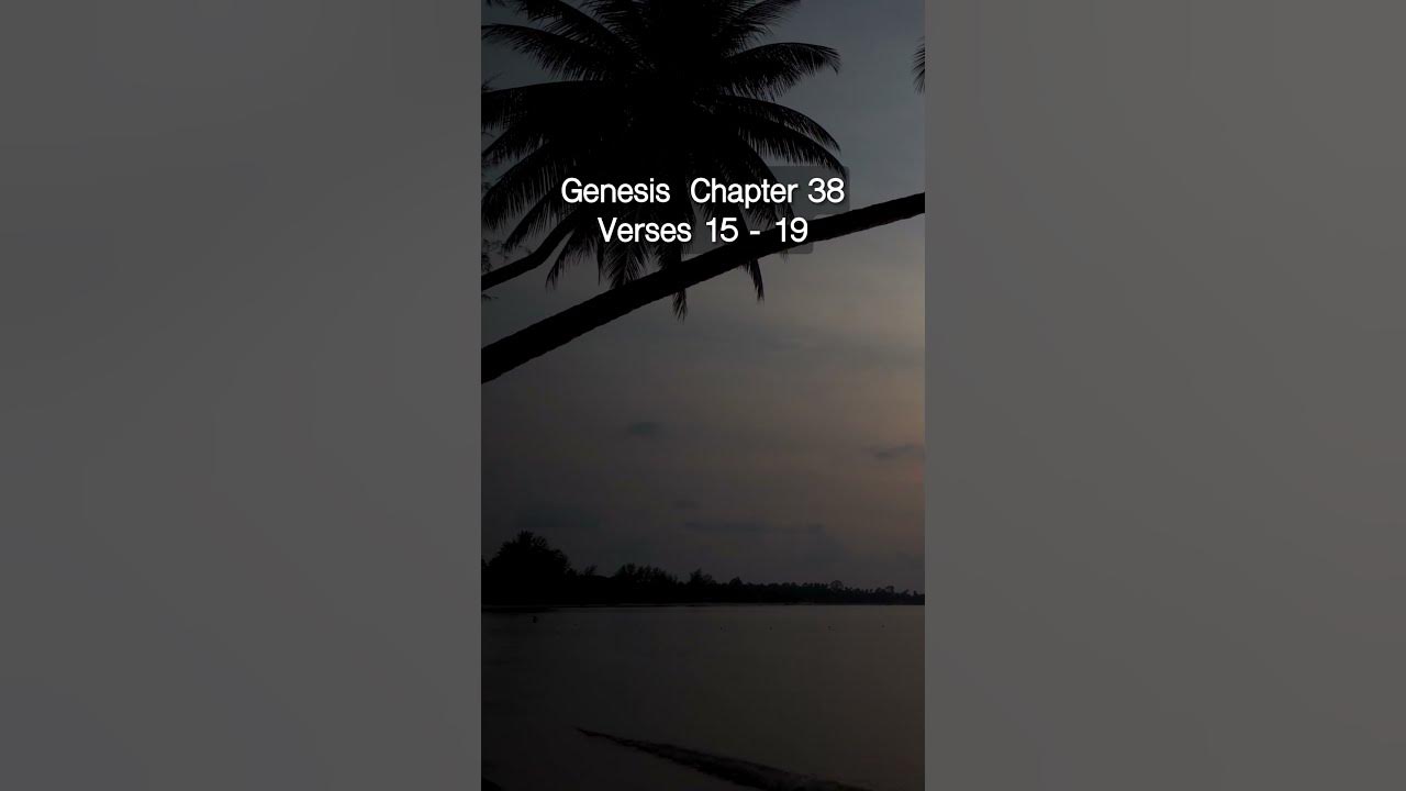 Genesis Chapter 38, Verses 15 - 19 #bookofgenesis #genesis38 #quotes # ...