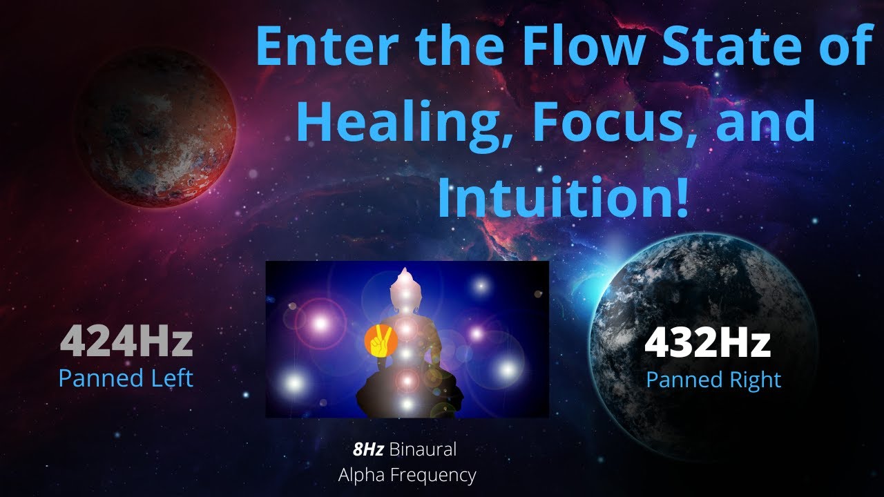 Alpha Flow State 432Hz PowerHour- Overcome & Achieve Anything! 8Hz Binaural Healing, Focus ...