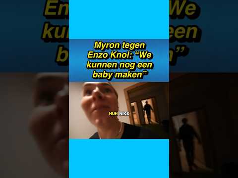 😳😂 Myron tegen Enzo Knol: “We kunnen nog een baby maken” #myron #enzoknol #vlog
