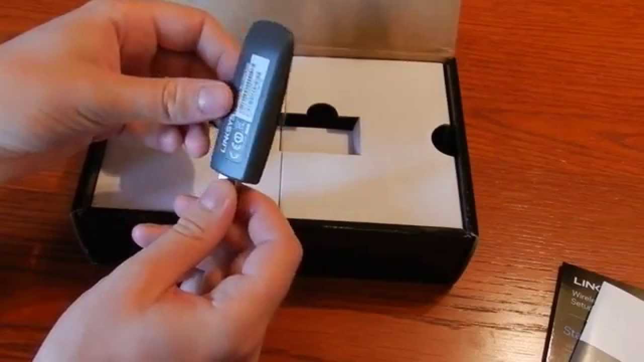 Linksys AC1200 WLAN Stick Test (Modell WUSB6300) - YouTube