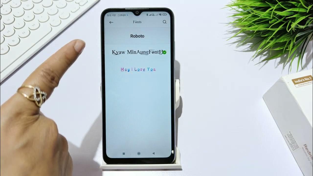 How to set default font in Redmi A2 plus | Redmi A2 me font change kaise kare | Font setting ...