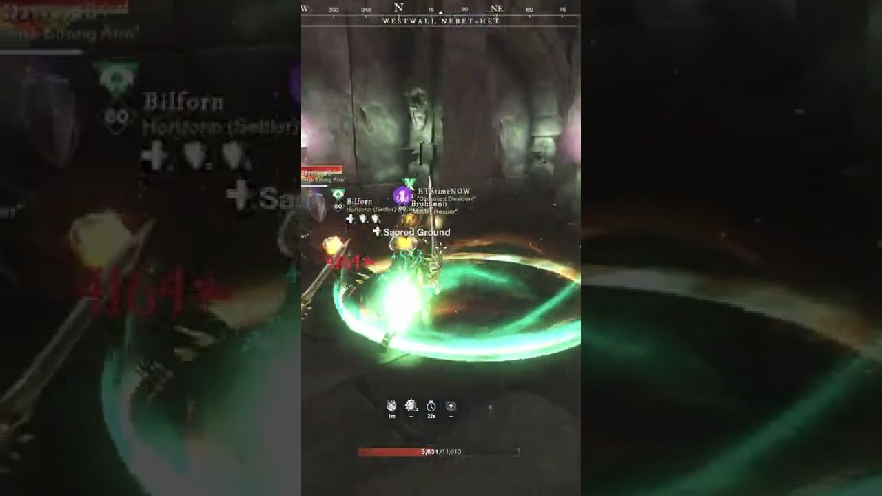 New World's GREAT Wall DROP! Very Cool Elite Zone in Brimstone Sands ...