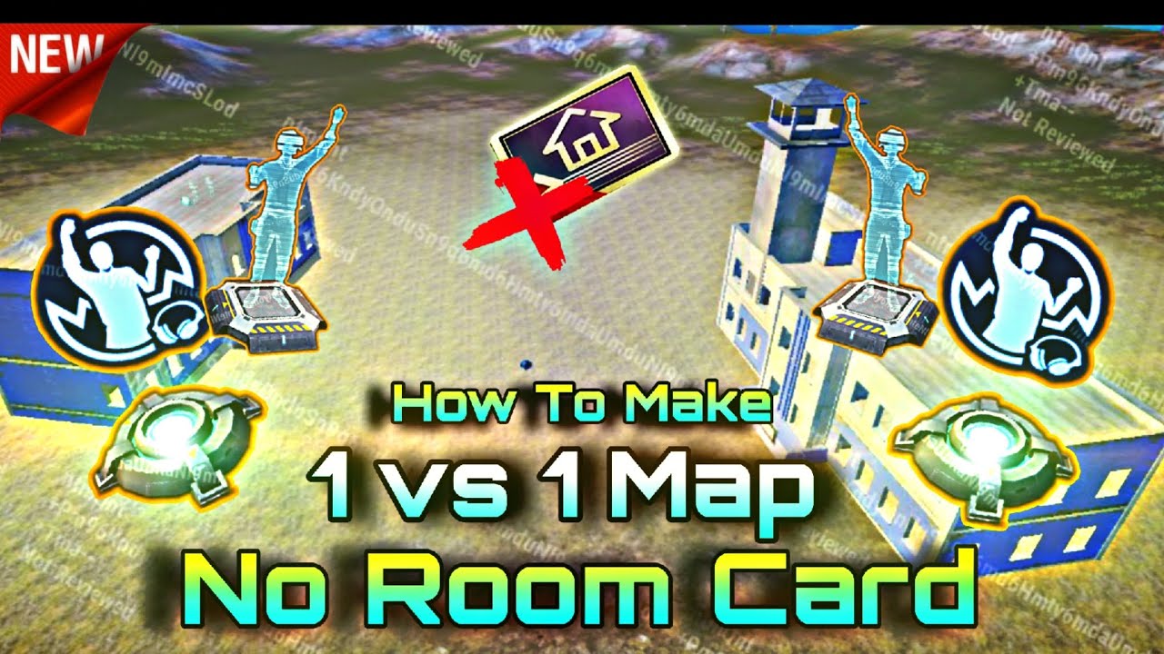 How to Make 1v1 Wow Map | 1v1 No Room Card Map Tutorial | Wow map Pubg ...
