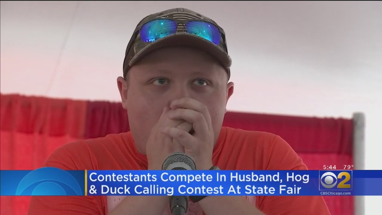 Husband, Hog, Duck-Calling Contest At State Fair - YouTube
