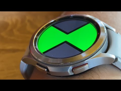 Omnitrix On Samsung Galaxy Watch 4 Classic(paid app) @Samsung - YouTube