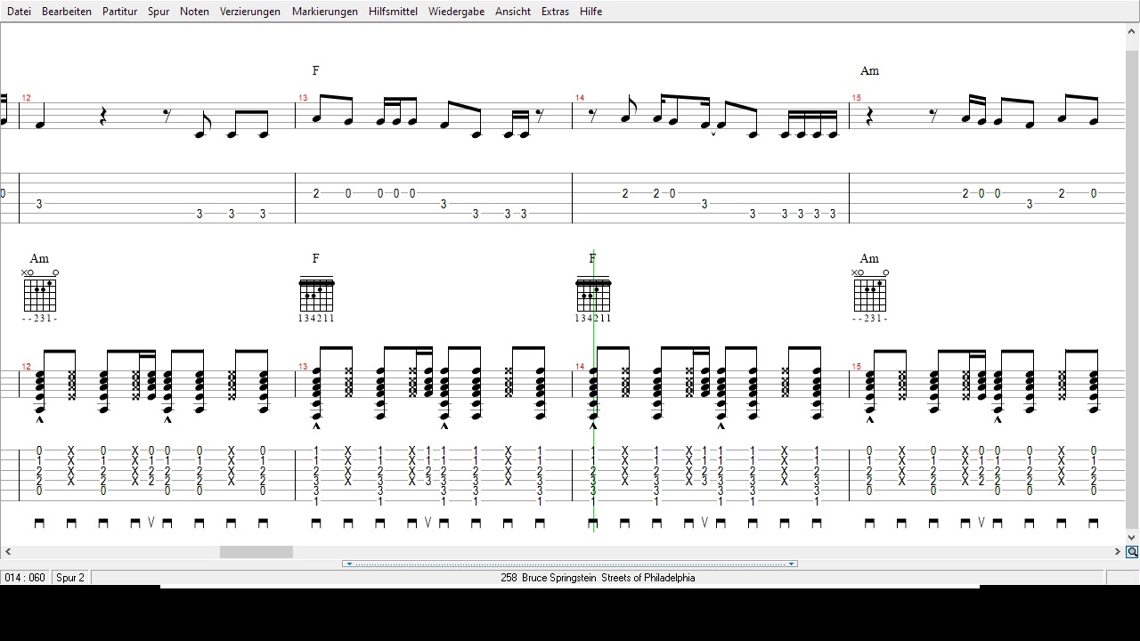 Bruce Springsteen - Streets of Philadelphia - Tabs - YouTube
