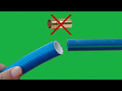 The correct way to connect a hose to a plastic pipe safely. A trick that not many people know