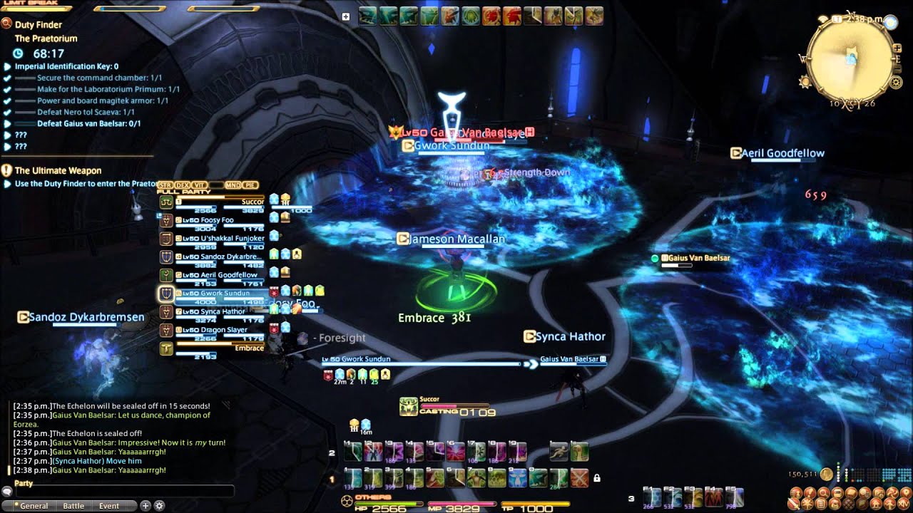 Final Fantasy XIV A Realm Reborn: The Praetorium Part 1 - YouTube