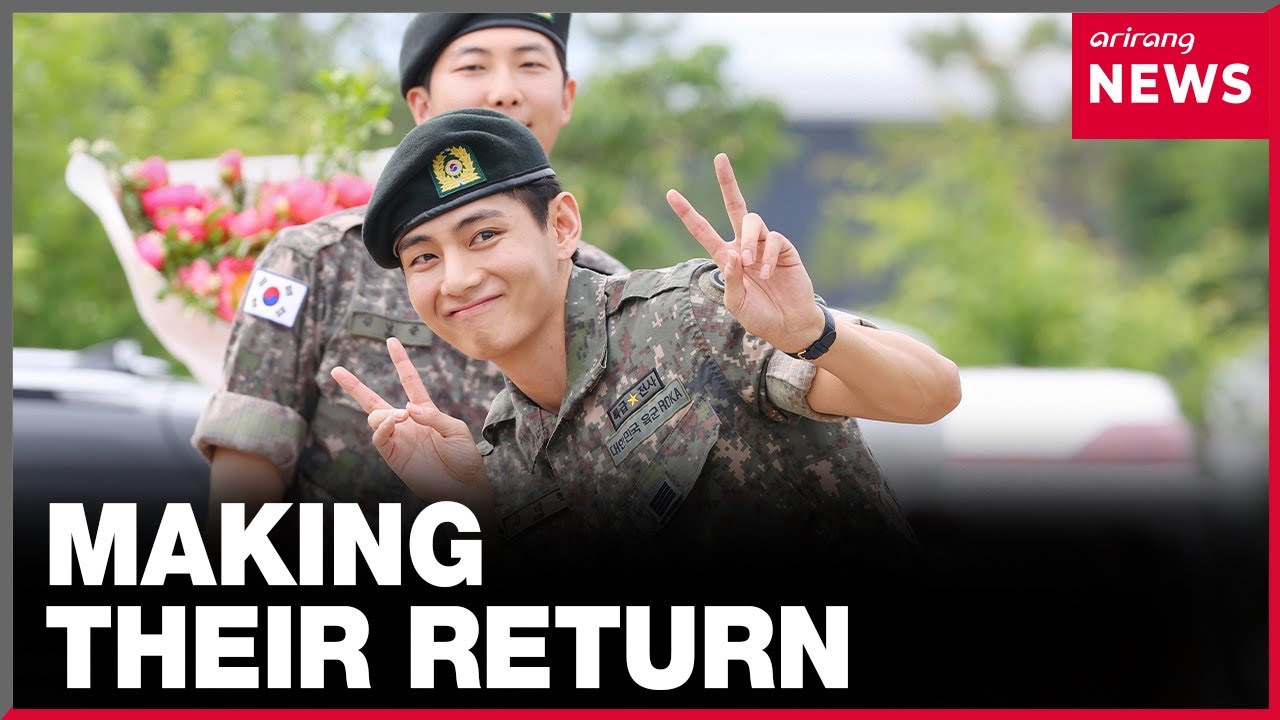 Members of BTS make their return after completing military service ...
