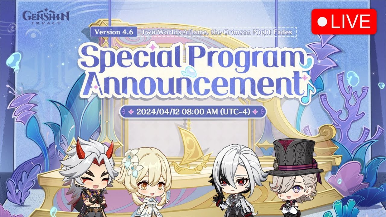 Uwogh Daddy Arlecchino!! Nobar Live Special Program 4.6 Genshin Impact ...