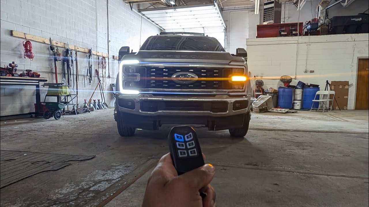 How to install wireless remote to control strobing headlights? - YouTube